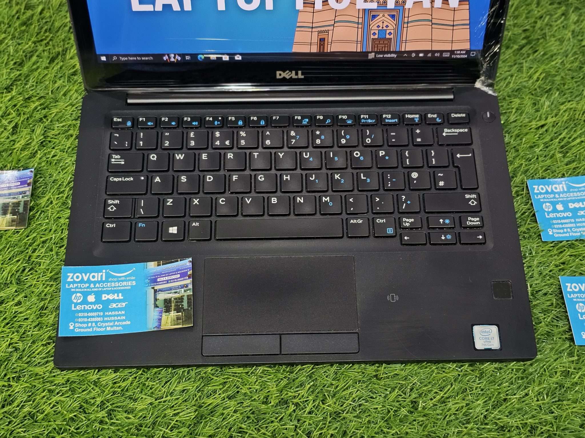 Dell latitude 7280 core i7 7th generation , touch, finger, Backlight ...